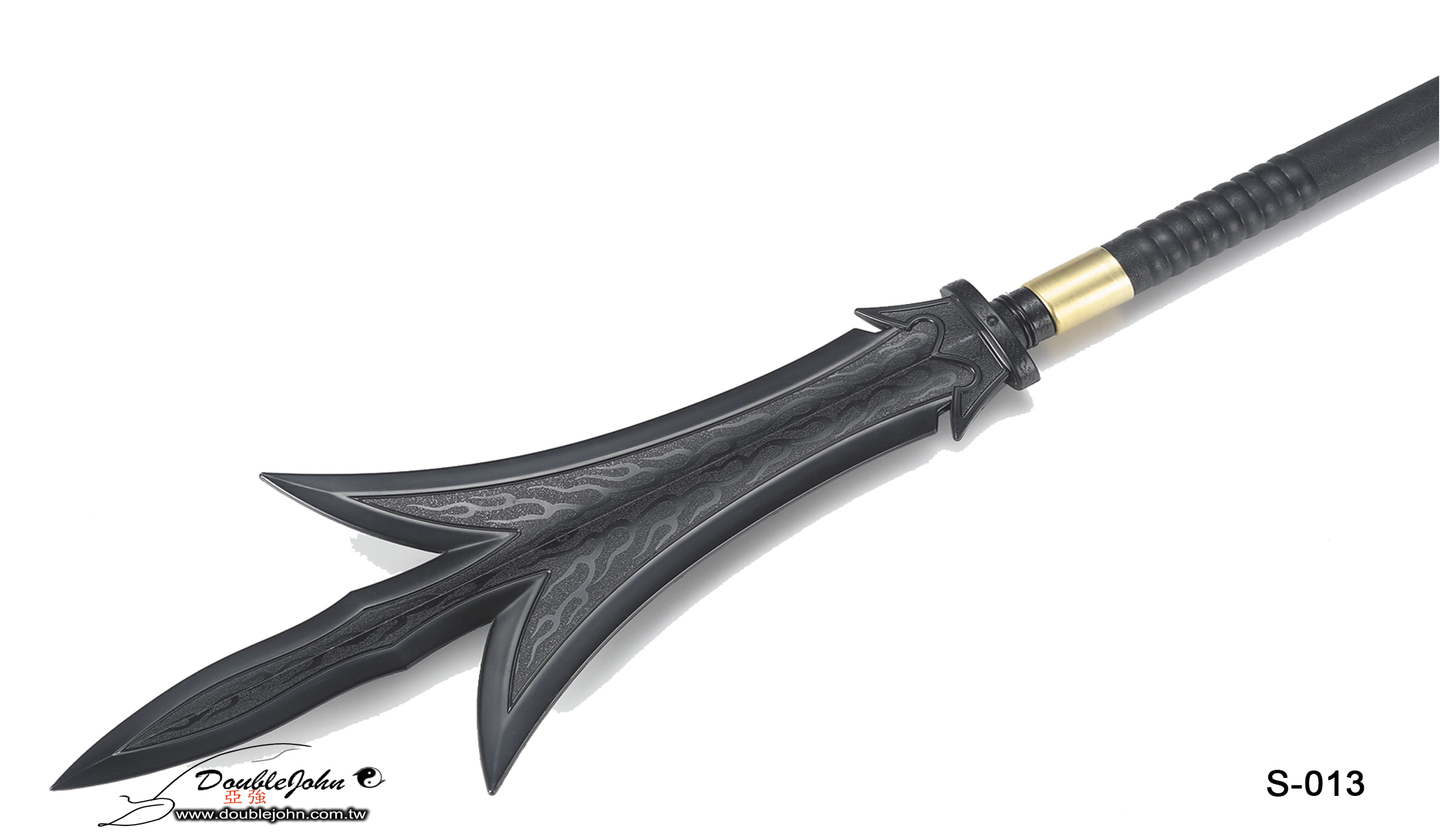 Long weapons 長兵器/S-013 Spearhead-Erlang God's Weapon-Spearhead 三尖兩刃刀頭 ...