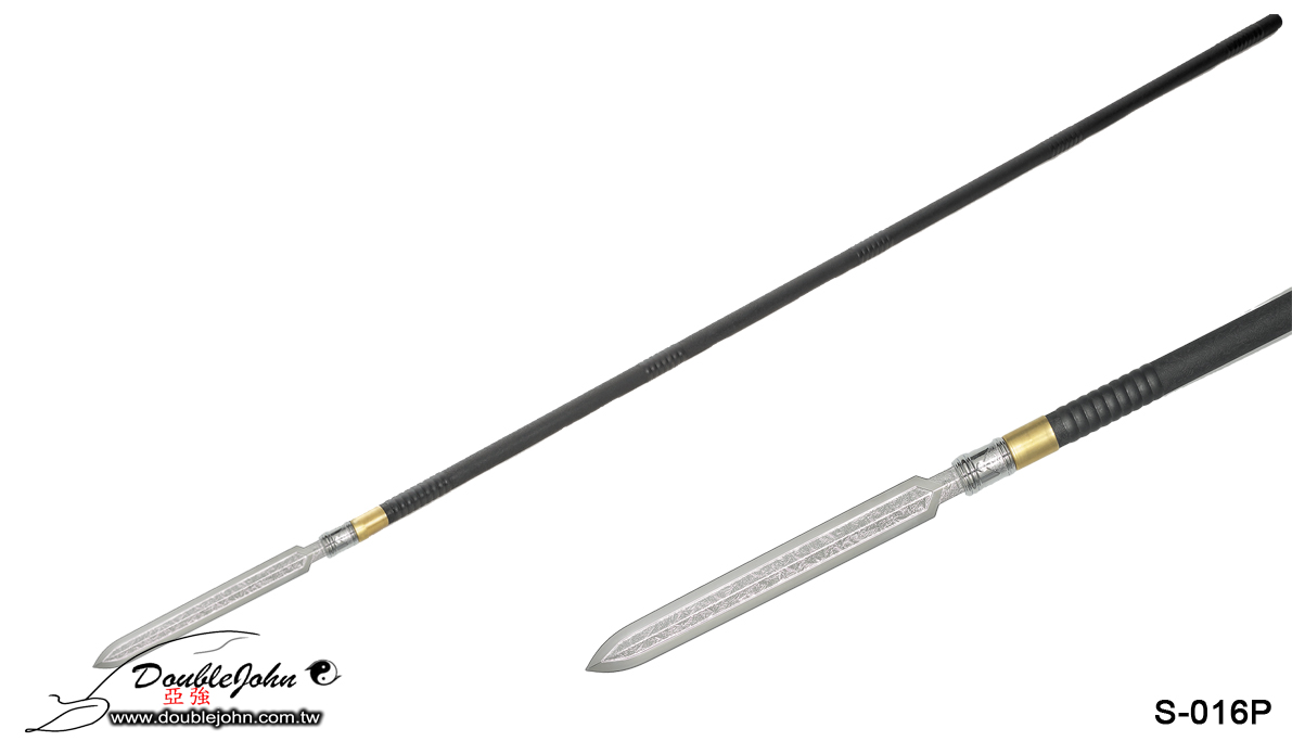 Long weapons 長兵器/S-016P Spearhead- Japanese Soyari 日本素槍槍頭(電鍍)-亞強模具.雙強刀研